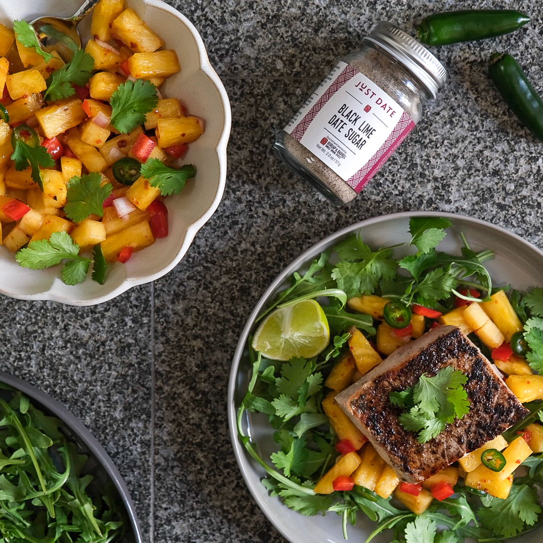 Seared Spice-Crusted Fish & Spicy Pineapple Salsa – Burlap & Barrel
