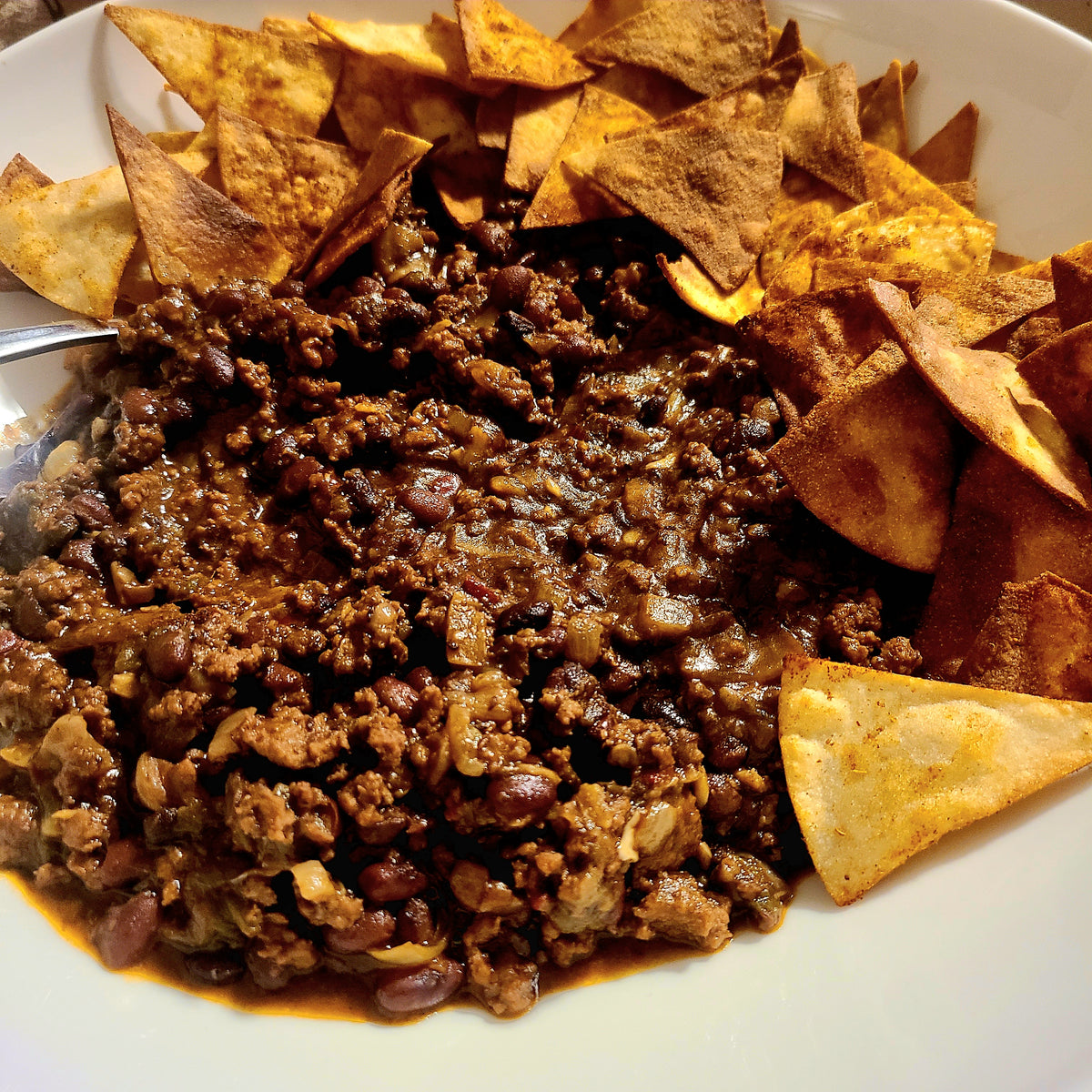 Charlie's Chili with Umami Steak Tortilla Chips – Burlap & Barrel