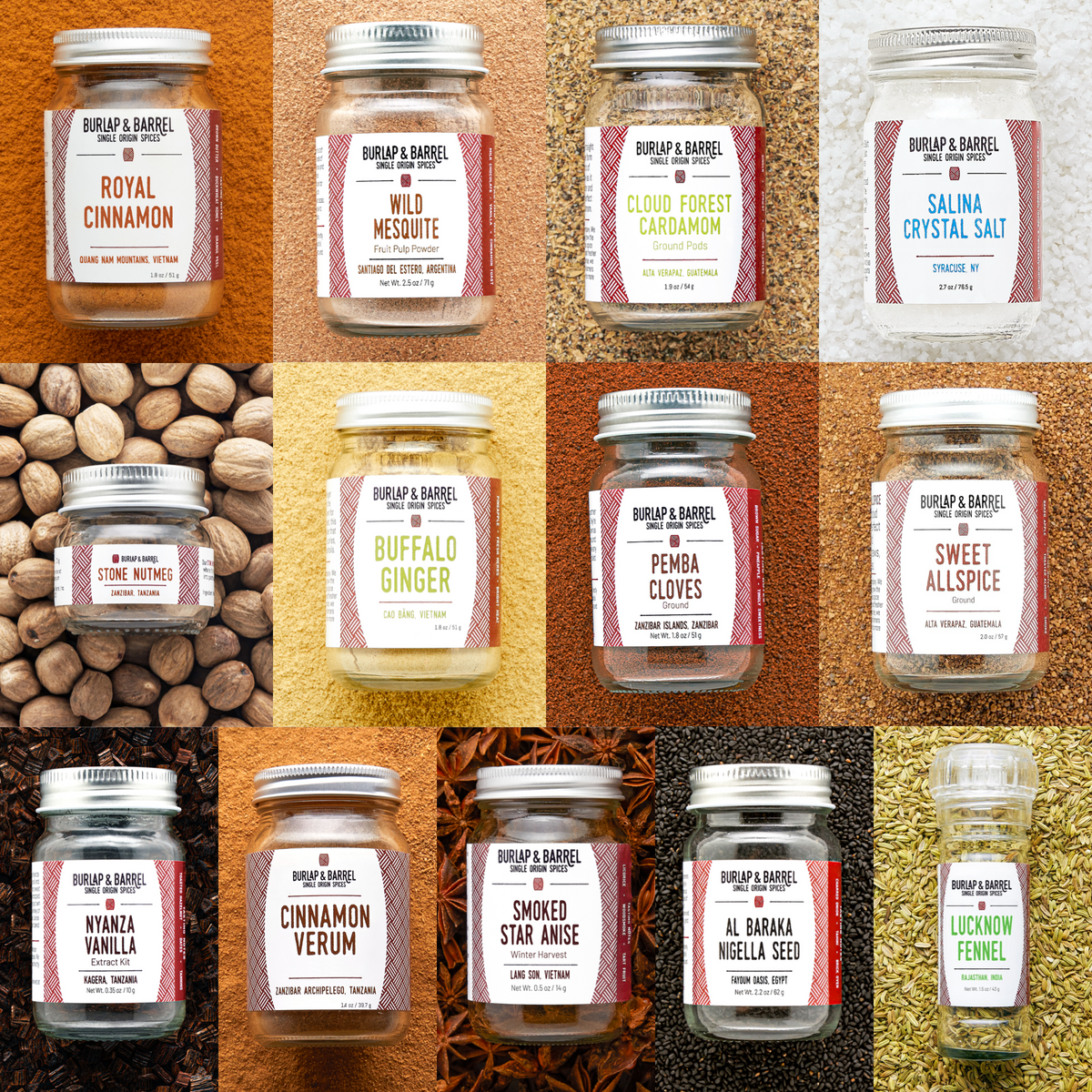 Single Spices – Burlap & Barrel