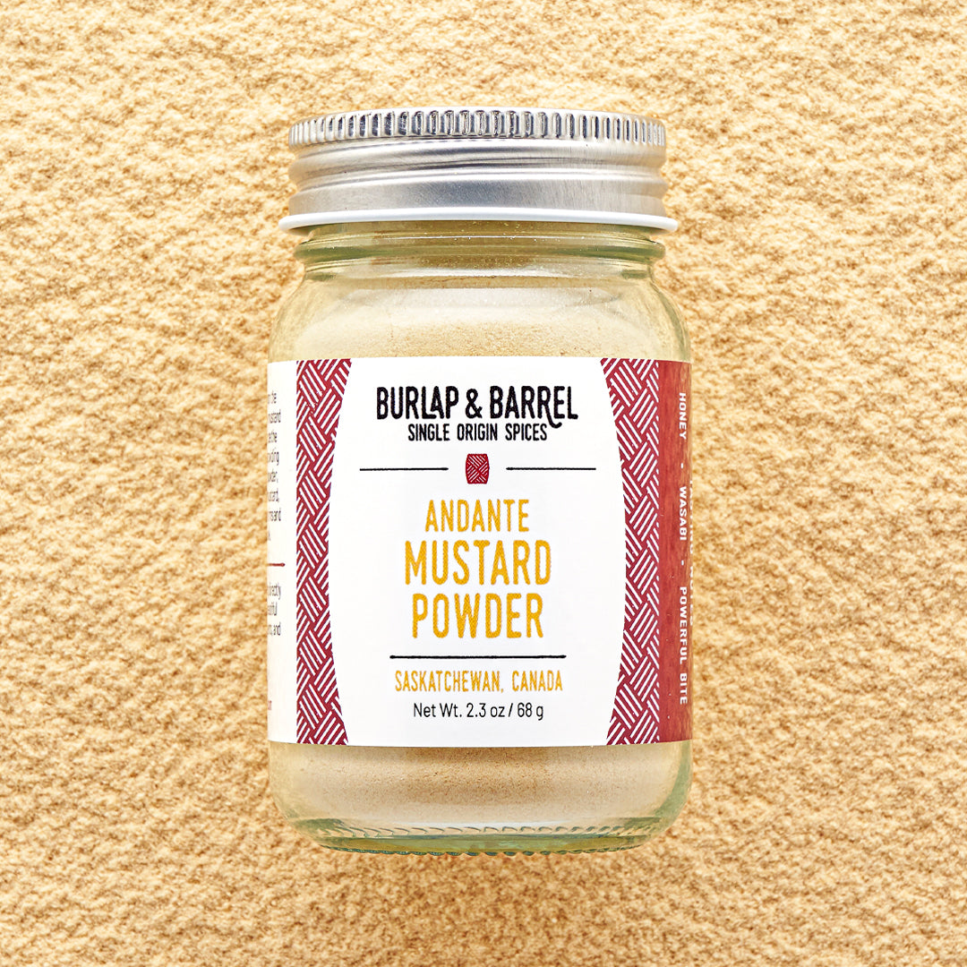 Andante Mustard Powder • Aromatic, Bright & Spicy | Burlap & Barrel