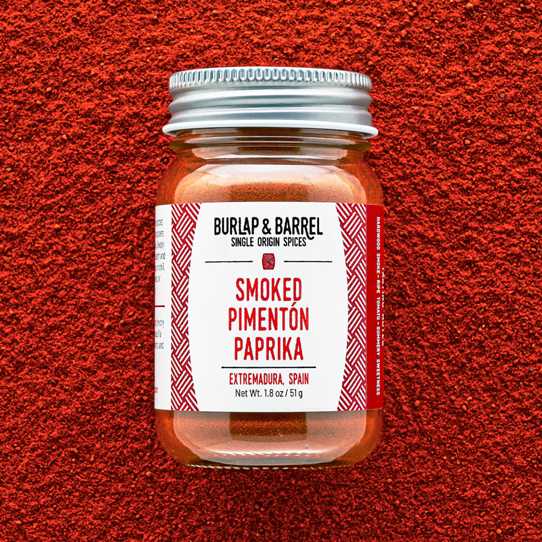 Smoked Pimentón Paprika • Oak‑Smoked DOP Spanish Paprika | Burlap & Barrel