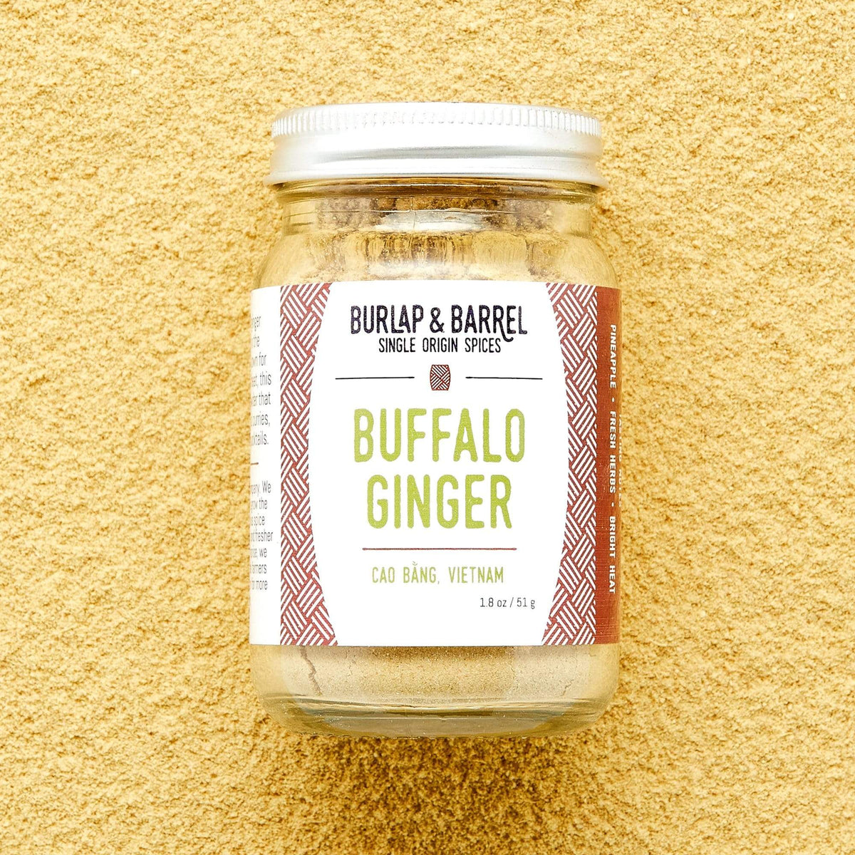 Ground Buffalo Ginger – Burlap & Barrel